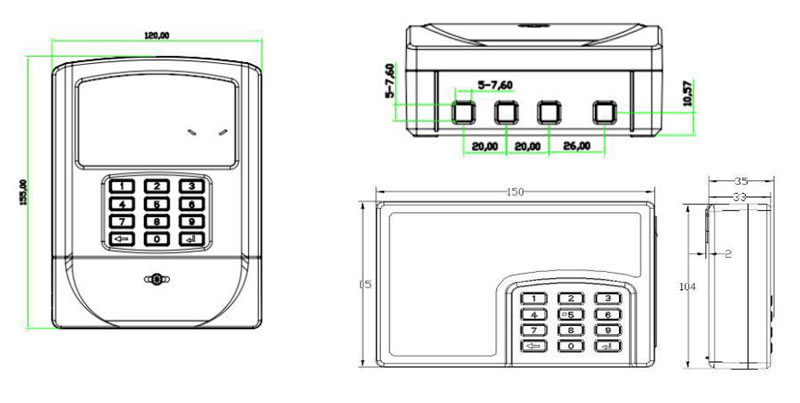 GSD7666 Single Phase Prepaid Keypad Electricity Meter - Zhejiang ...